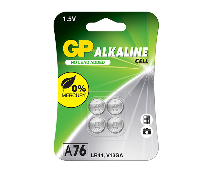 GP Alkaline Cell Battery A76 | GP Batteries UK