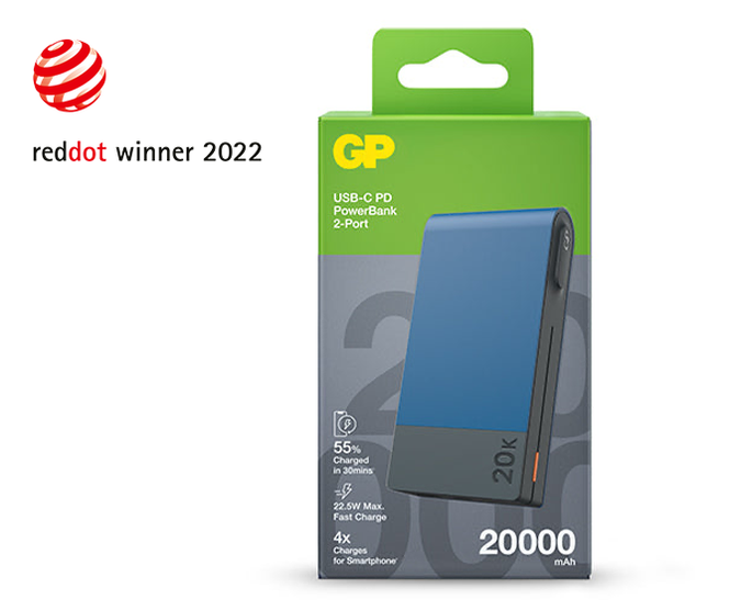 GP M2 Series PowerBank 20000mAh | GP Batteries UK